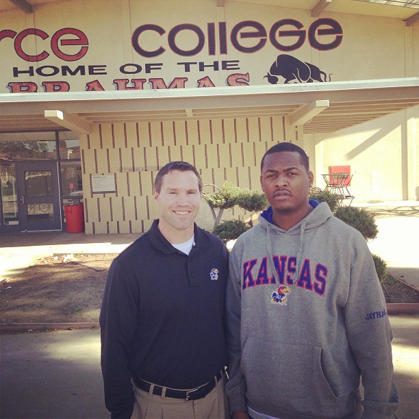 KU football commitment Marcus Jenkins-Moore not going anywhere - KU Sports